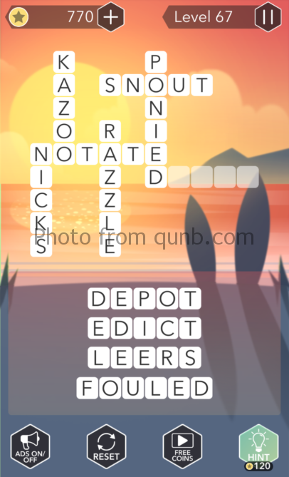 Word Tropics Answers Level 67 Qunb word-tropics-answers-level-67-qunb