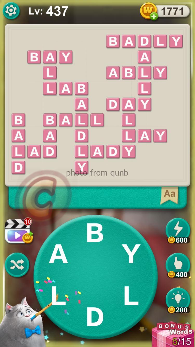 Word Villas Level 437 Qunb