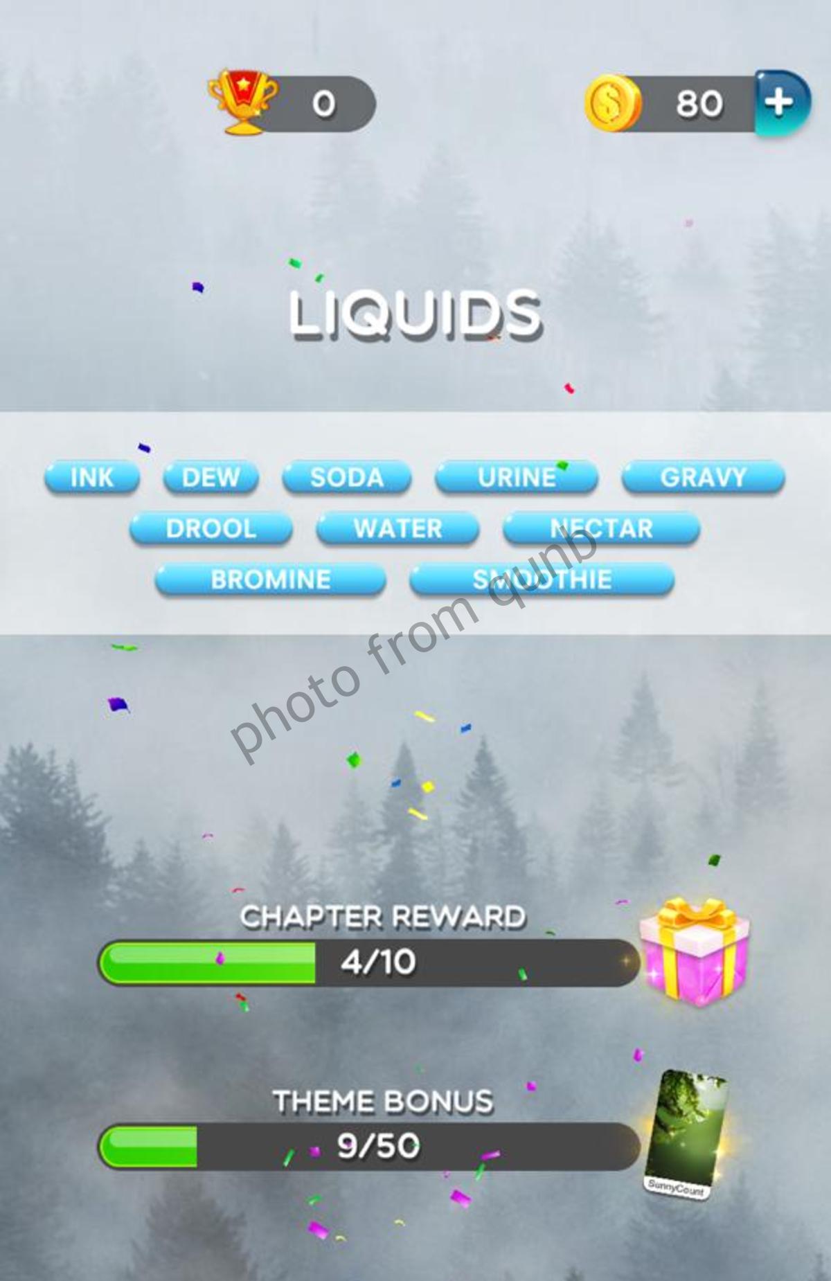 Word Crush Level 184 Liquids Answers Word Crush Level 184 Liquids Answers