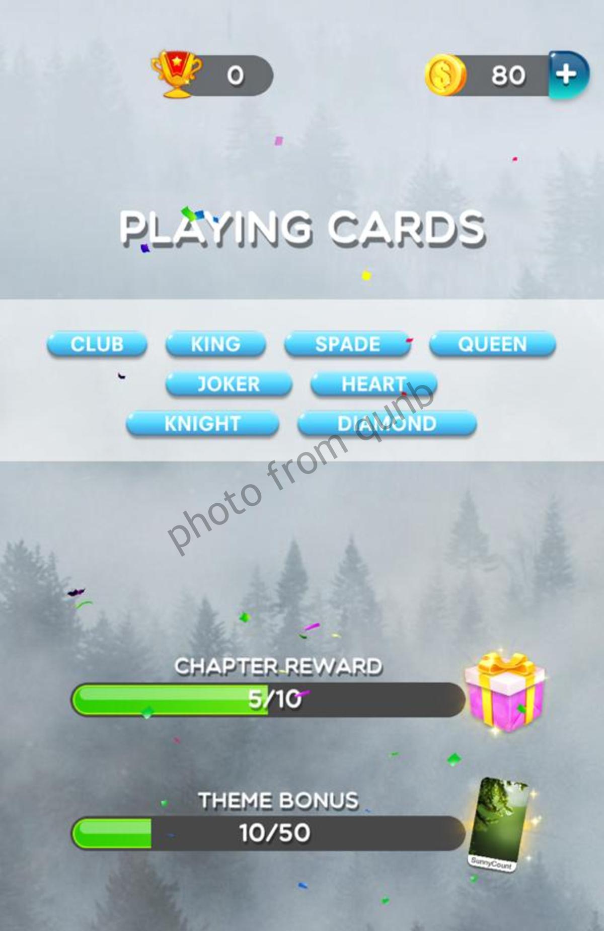 Word Crush Level 185 Playing Cards Answers Word Crush Level 185 Playing Cards Answers
