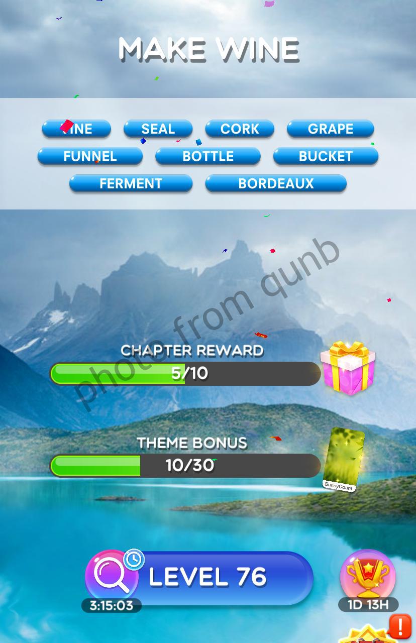 Word Crush Level 75 Make Wine Answers Qunb Word Crush Level 75 Make Wine Answers Qunb