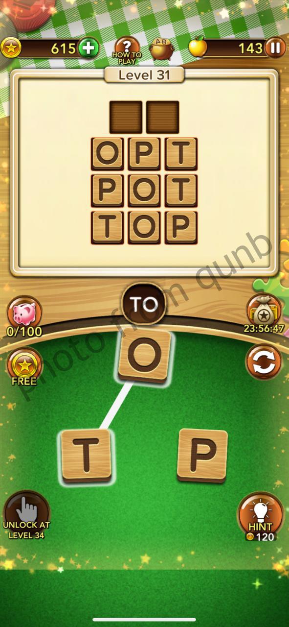 Word Collect Level 31 Answers And Cheats
