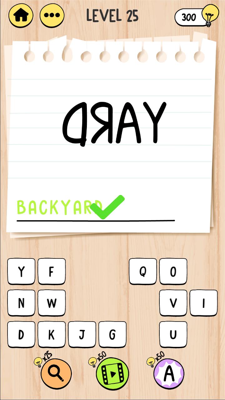 Brain Test Tricky Words Level 25 Answer Brain Test Tricky Words Level 25 Answer