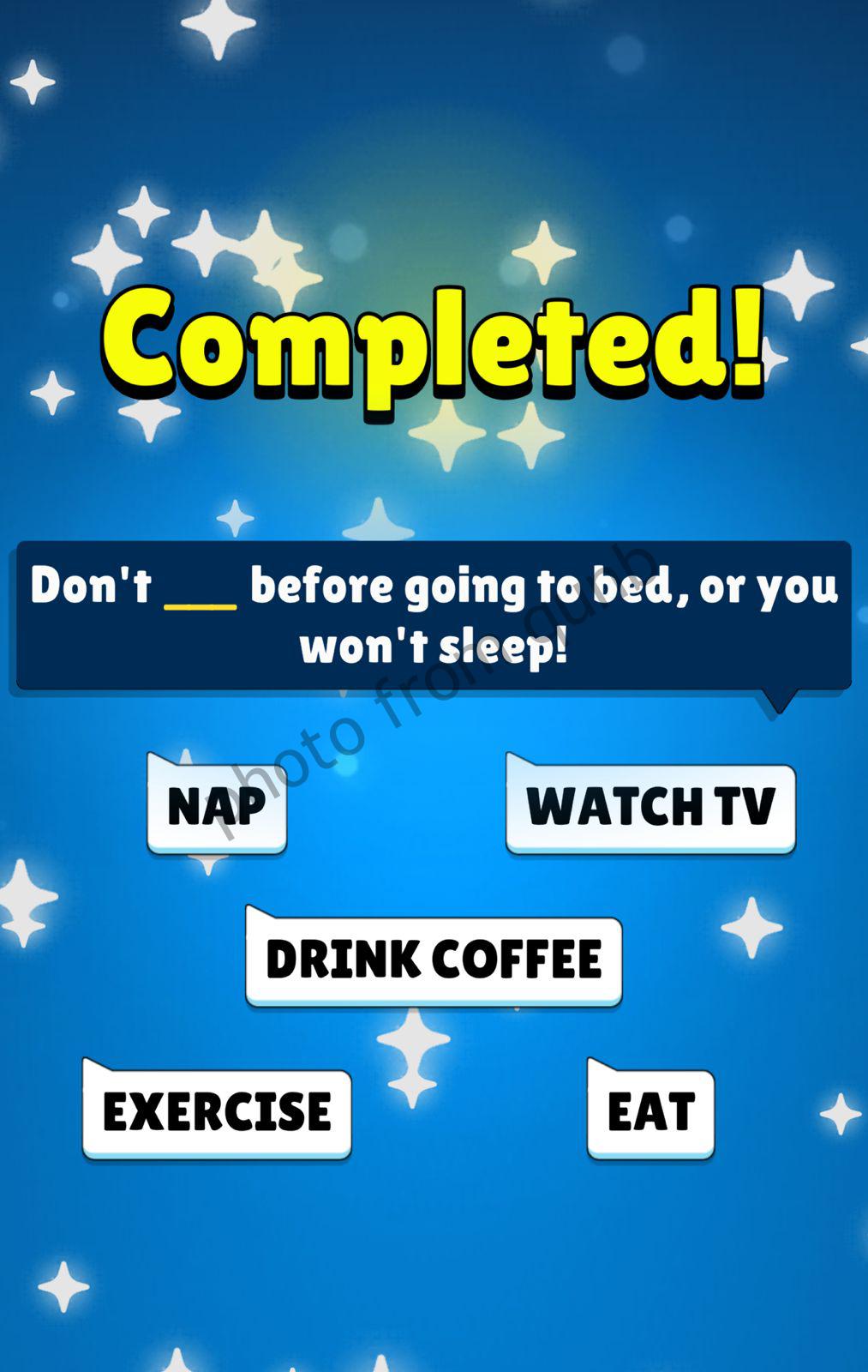 Don t Before Going To Bed Or You Won t Sleep Popular Words Level 330 Don t Before Going To Bed Or You Won t Sleep Popular Words Level 330
