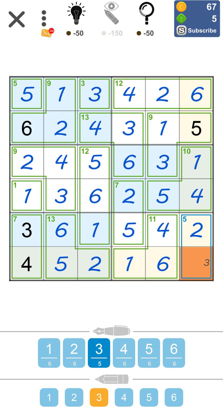 Puzzle Page Killer Sudoku August 5 2023 Solutions
