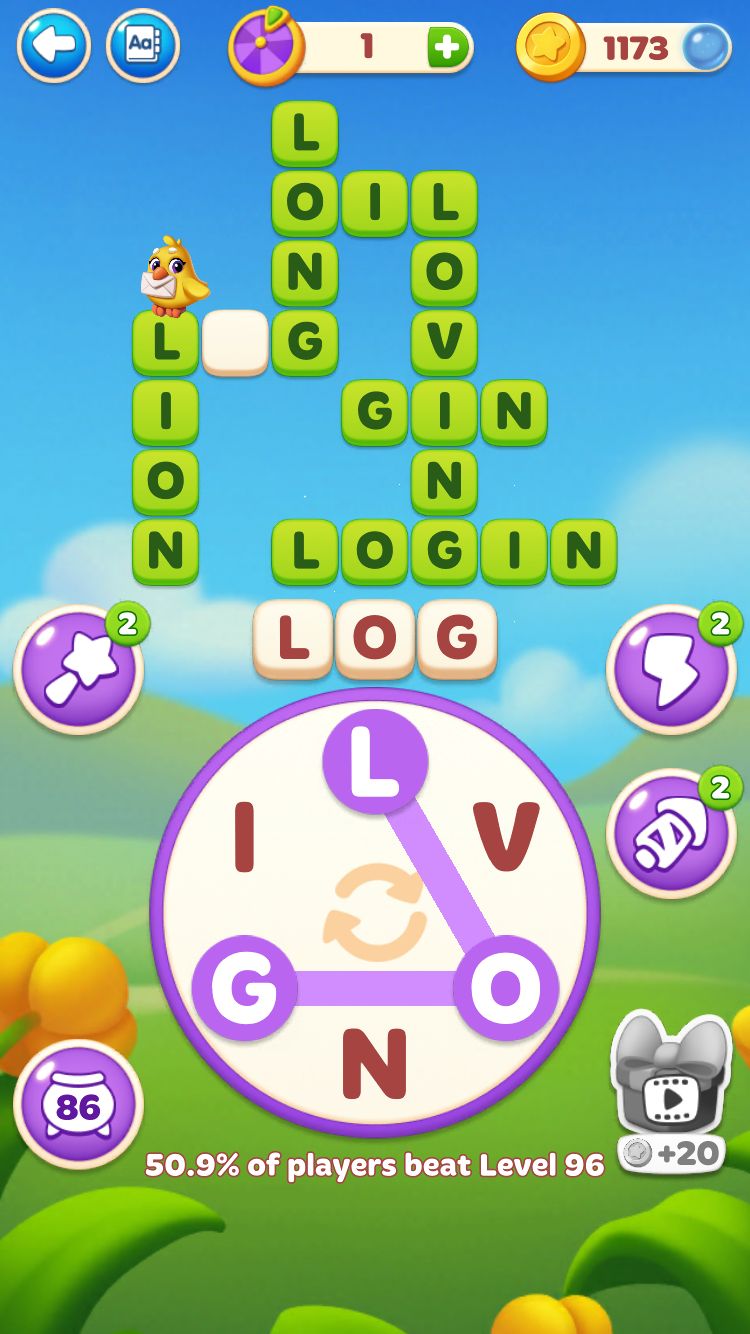 Word Spells Level 96 Answers