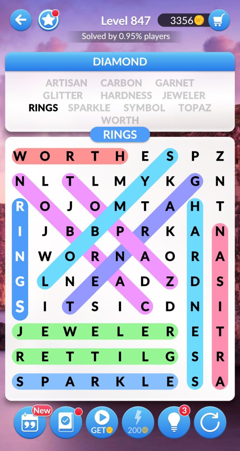 Word Search Explorer Level 847 Diamond Answers - qunb
