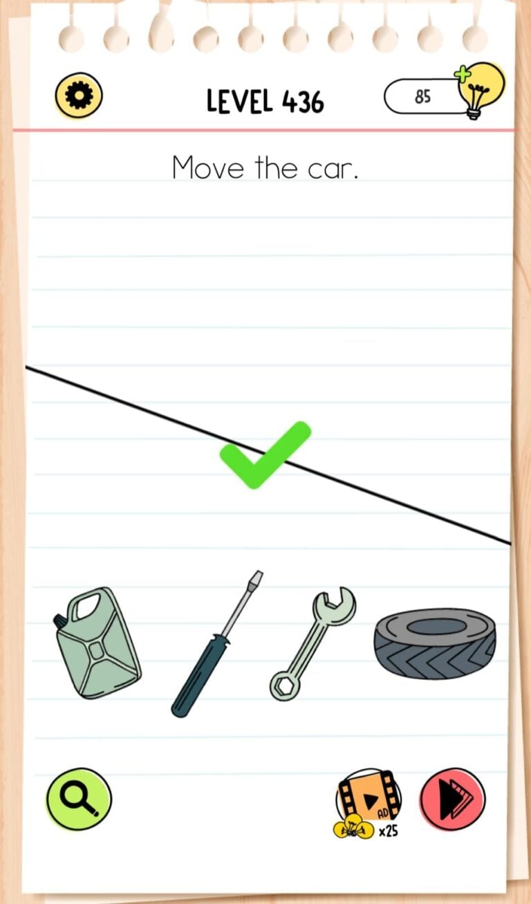 Brain Test All-Star Level 436 Move the car Answer - qunb