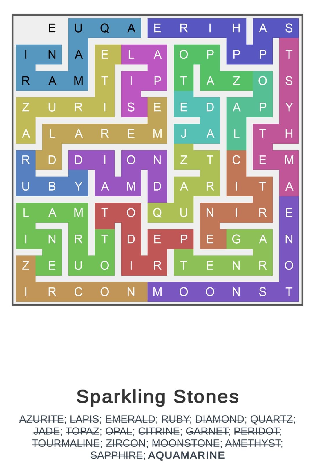 Puzzle Page Word Snake June 20 2026 Solutions - qunb