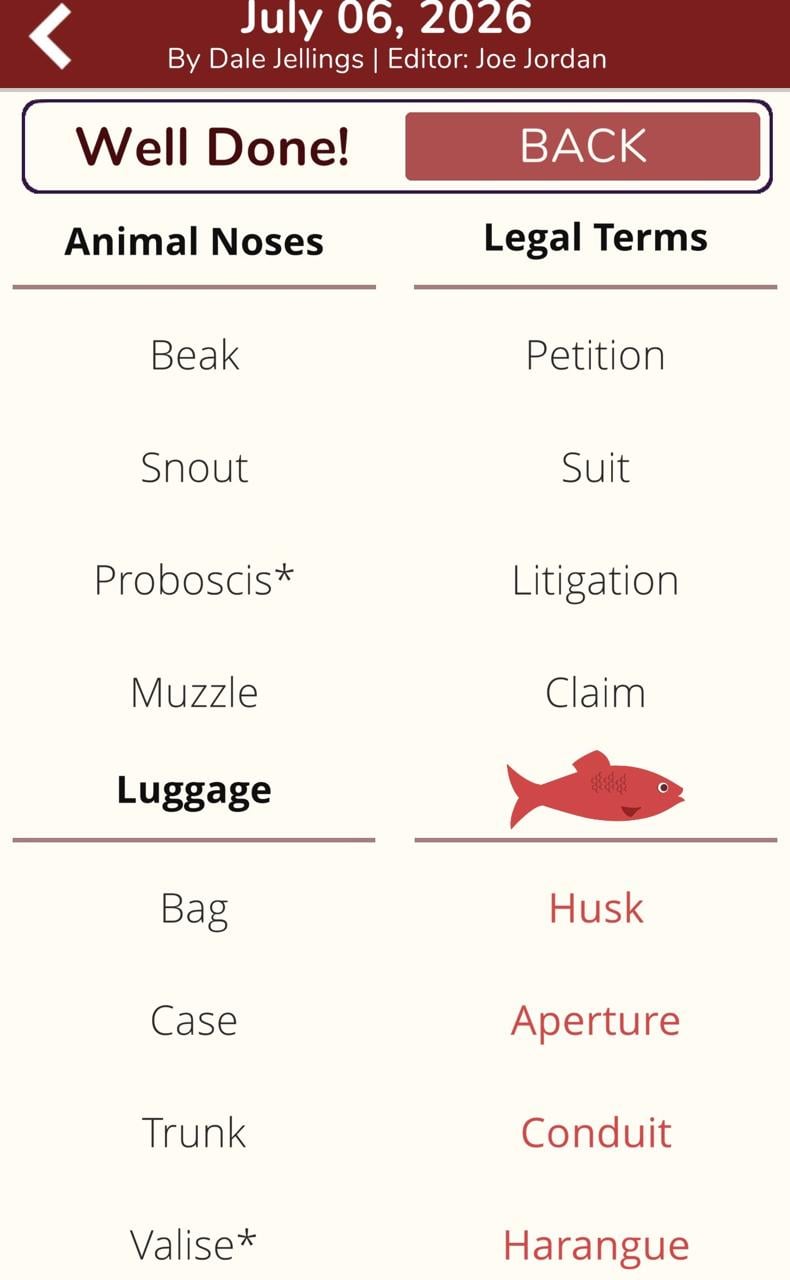 7 Little Words Red Herring July 6 2026 Answers Answers all in one Page